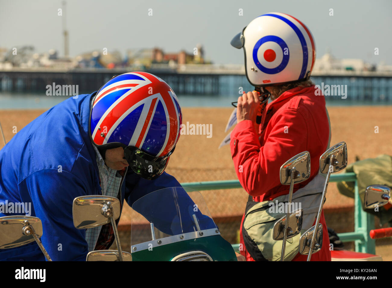 Mods brighton hi-res stock photography and images - Alamy