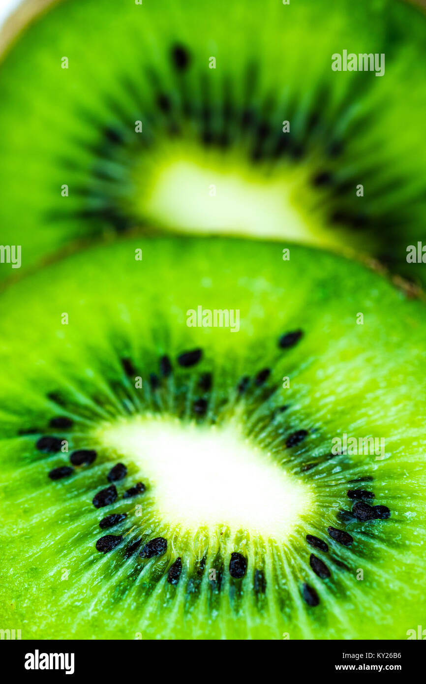 Kiwi fruit close up/macro shot Stock Photo - Alamy