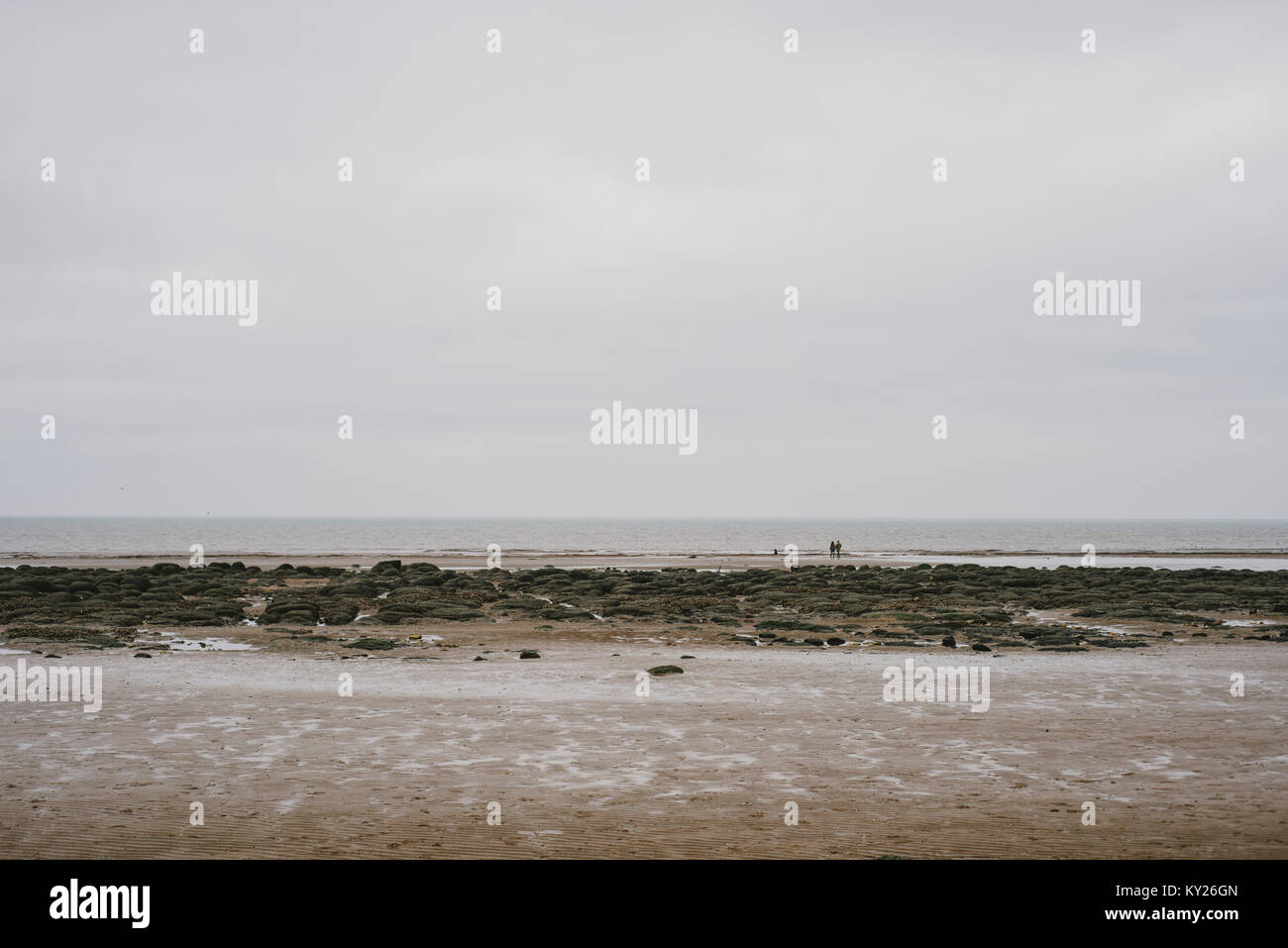 Hunstanton seaside and beach in Norfolk, England Stock Photo - Alamy