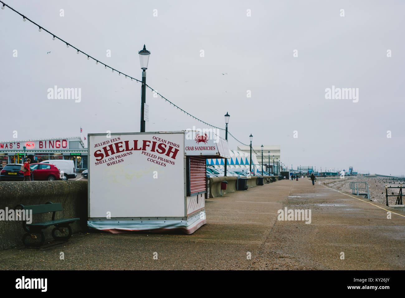 Hunstanton seaside and beach in Norfolk, England Stock Photo - Alamy