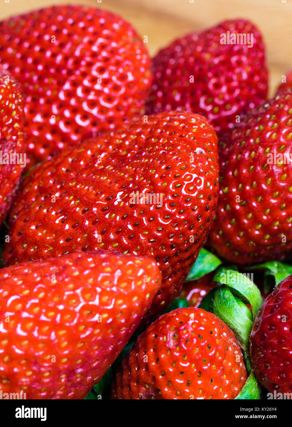 macro / close up shot of strawberry berries Stock Photo - Alamy