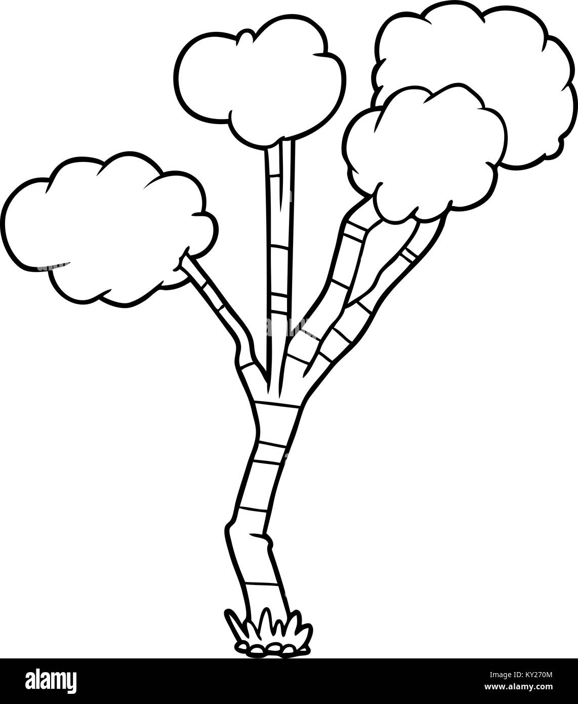 cartoon sparse tree Stock Vector Image & Art - Alamy