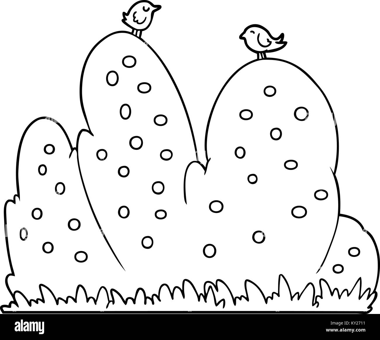 Hedgerow plants Stock Vector Images - Alamy