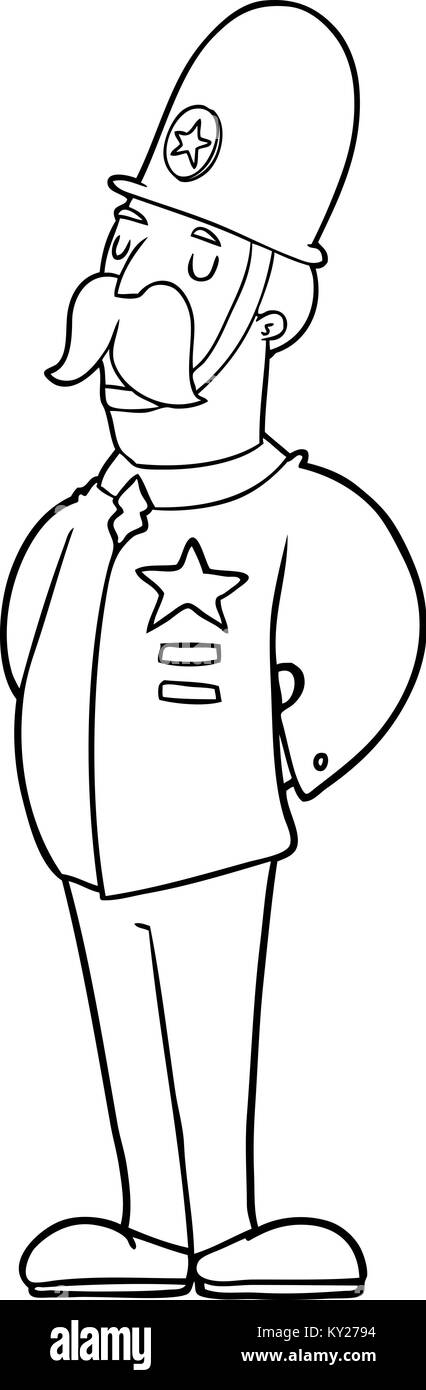 British police officer drawing hi-res stock photography and images - Alamy