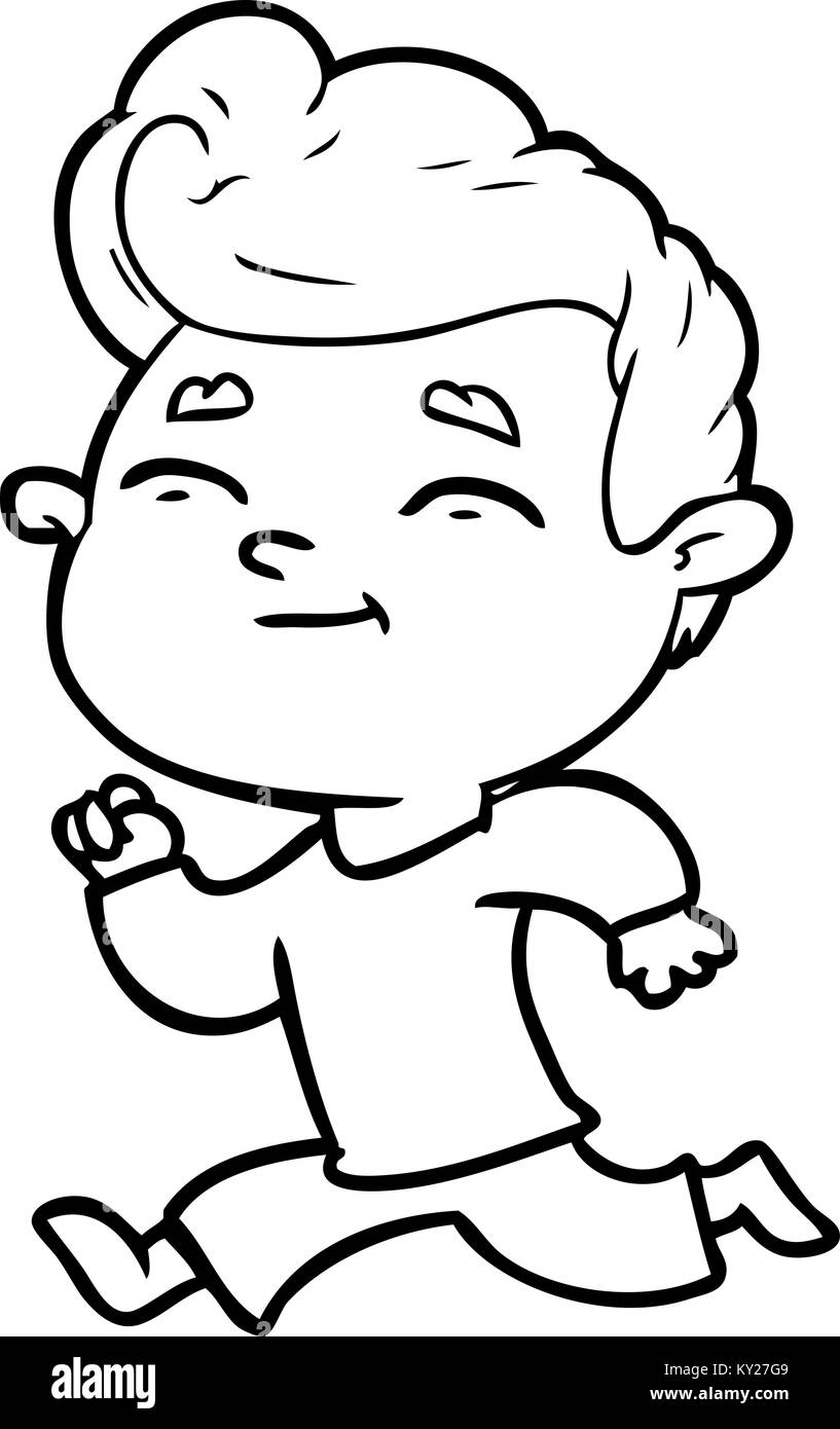 running cartoon man Stock Vector Image & Art - Alamy