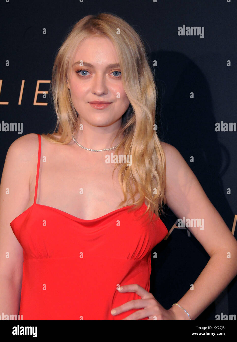 Hollywood, California, USA. 11th Jan, 2018. Actress Dakota Fanning ...