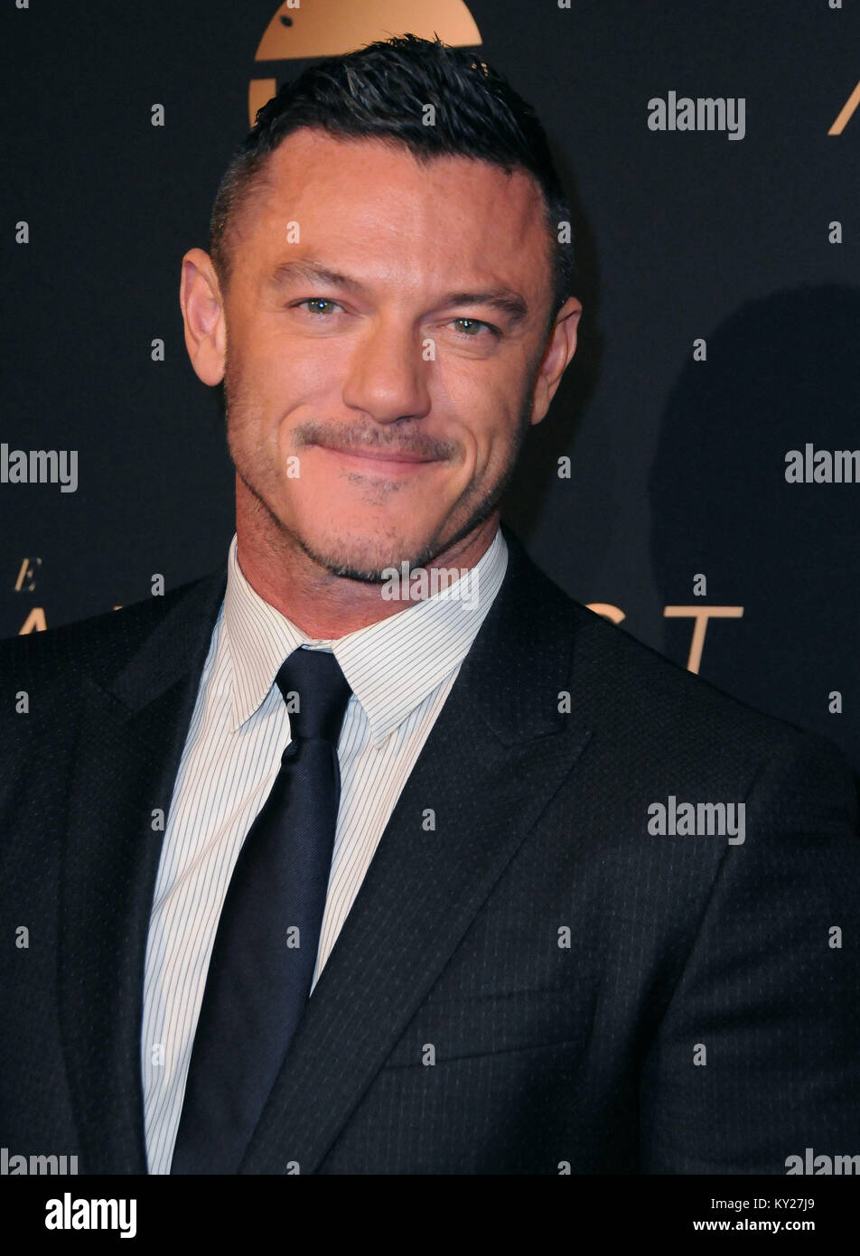 Hollywood, California, USA. 11th Jan, 2018. Actor Luke Evans attends ...