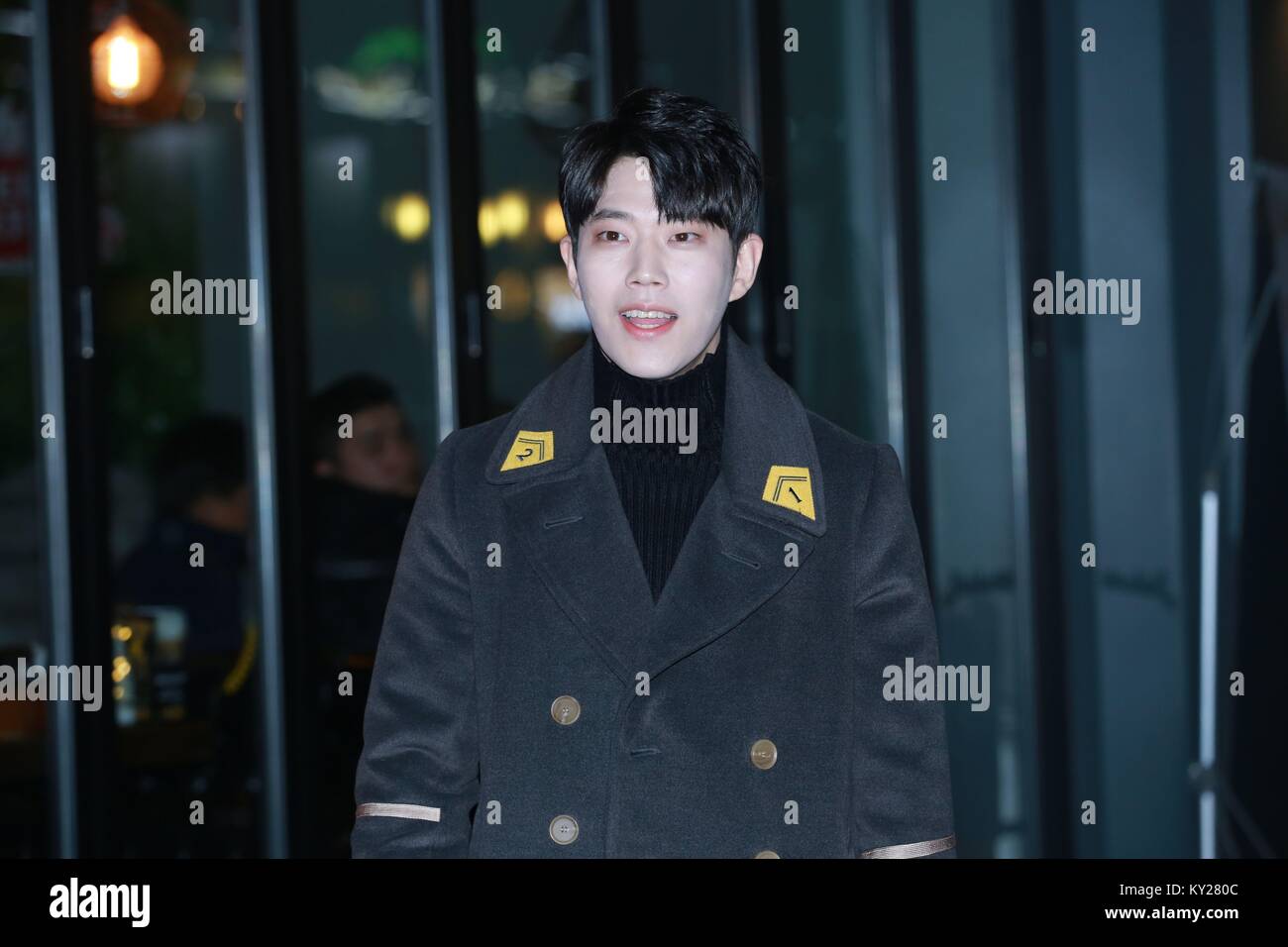 Seoul, Korea. 11th Jan, 2018. Yeon Woo-jin, Park Eun-bin, Kim Hyeong ...