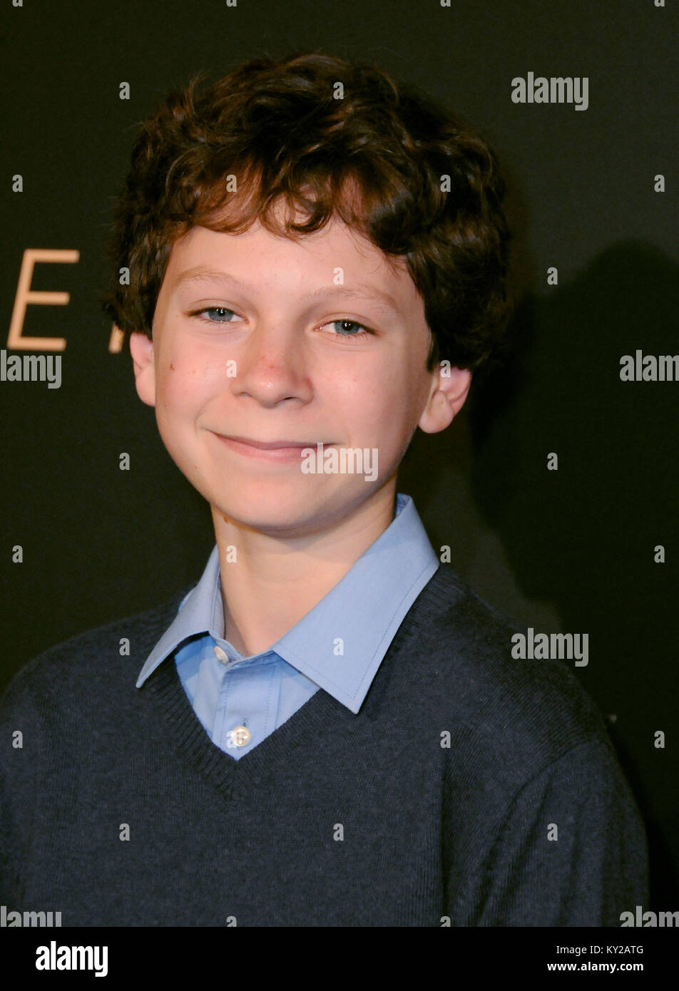 Hollywood, California, USA. 11th Jan, 2018. Actor Jackson Gann attends ...