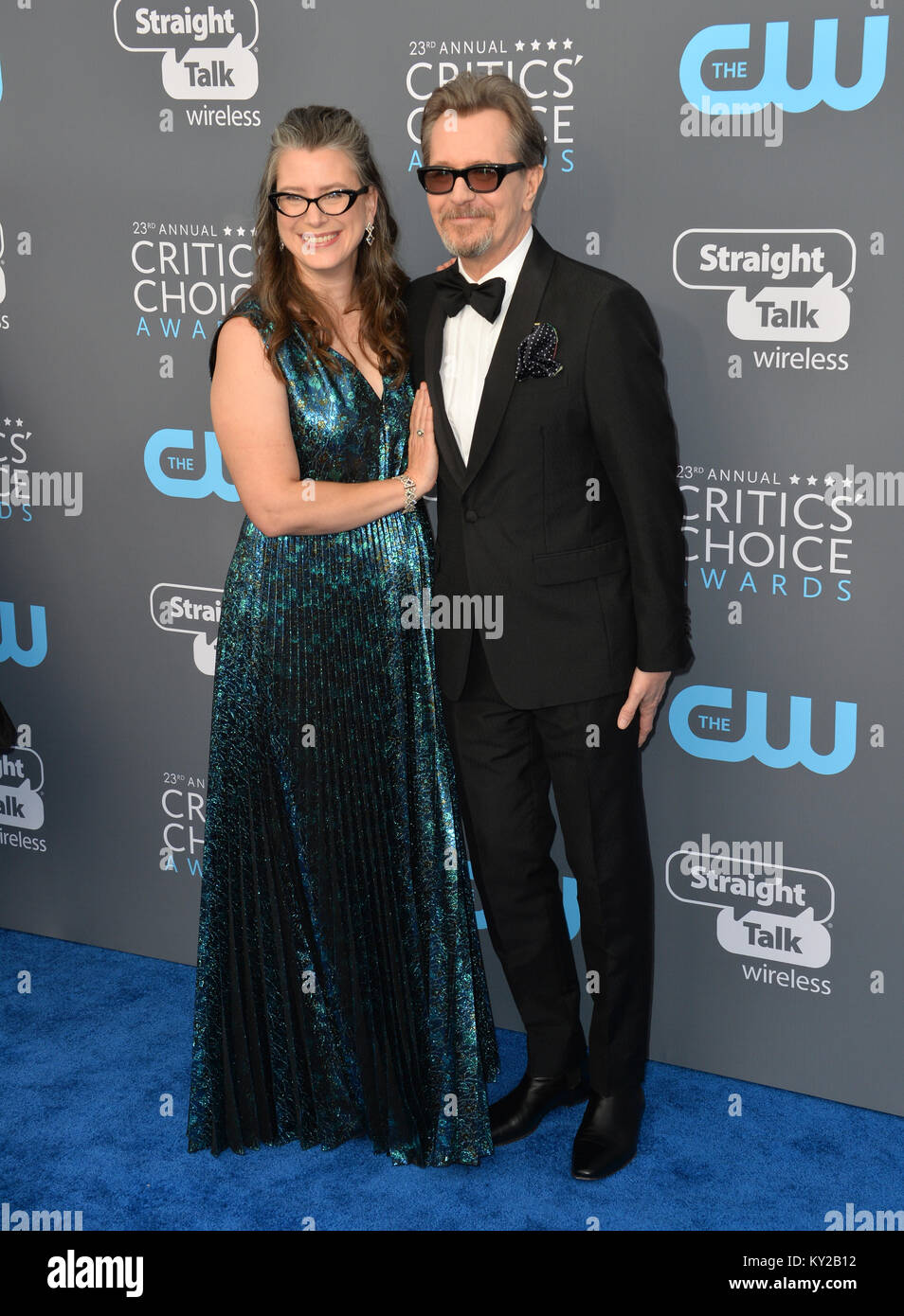 Santa Monica, California, USA. 11th Jan, 2018. Gary Oldman & Gisele ...