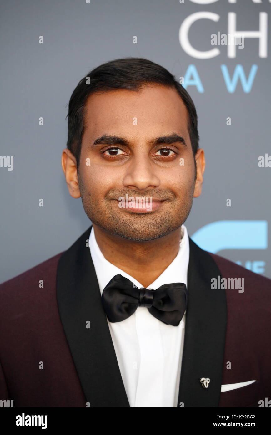 Aziz Ansari attends the 23rd Annual Critics' Choice Awards at Barker ...