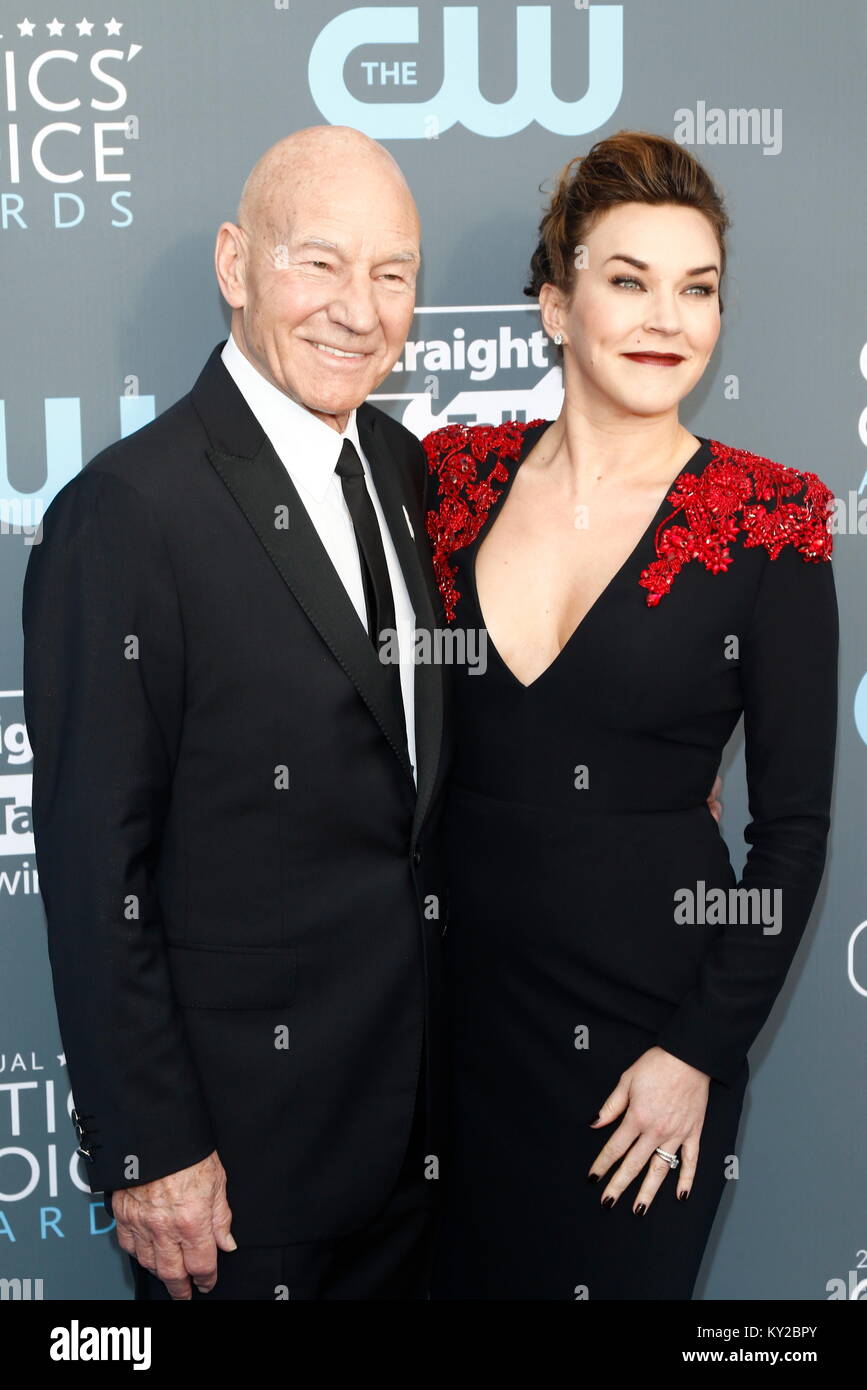 Beverly Hills, USA. 11th Jan, 2018. Patrick Stewart and singer Sunny ...