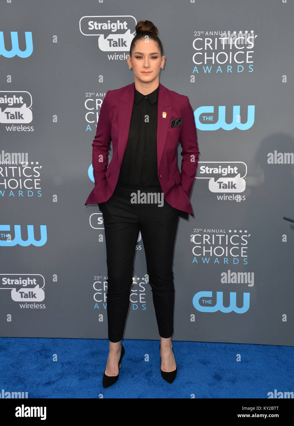 Santa Monica, California, USA. 11th Jan, 2018. Liz Hannah at the 23rd ...