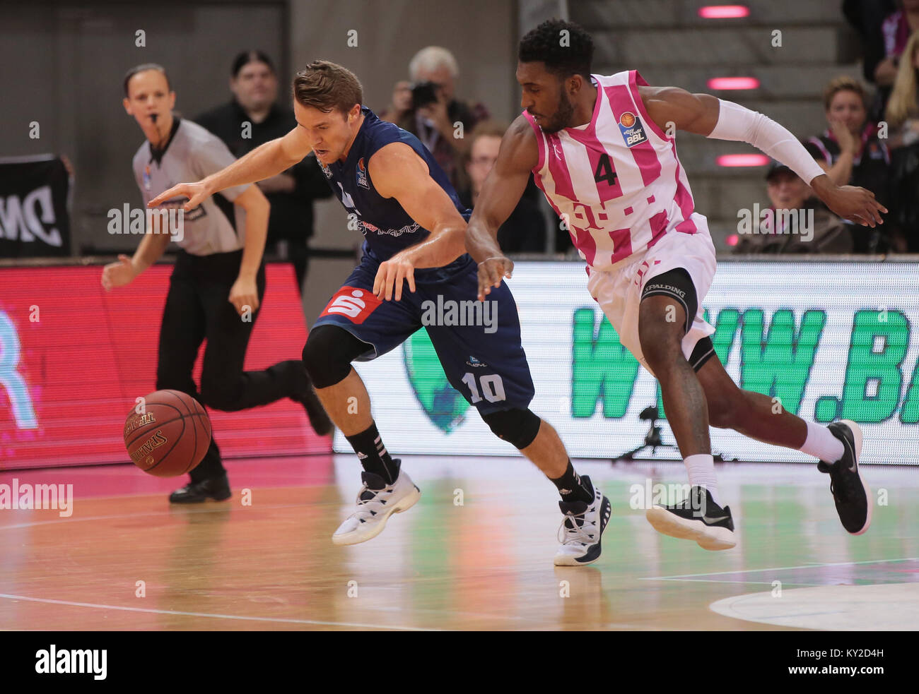 Bonn, Germany, January 11 2018, Basketball, Telekom Baskets Bonn vs ...