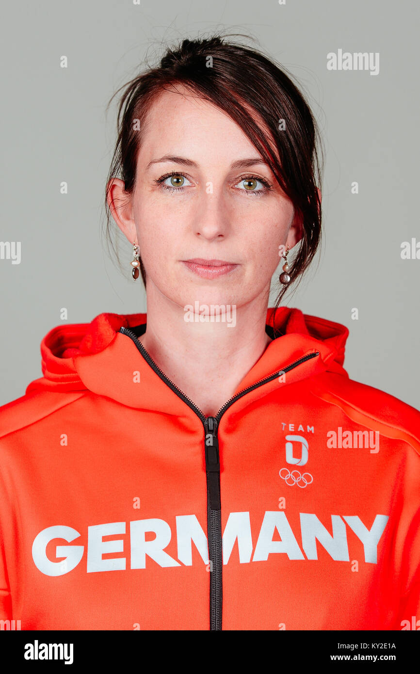 Patrizia Wittich poses at a photocall during the preparations for the ...
