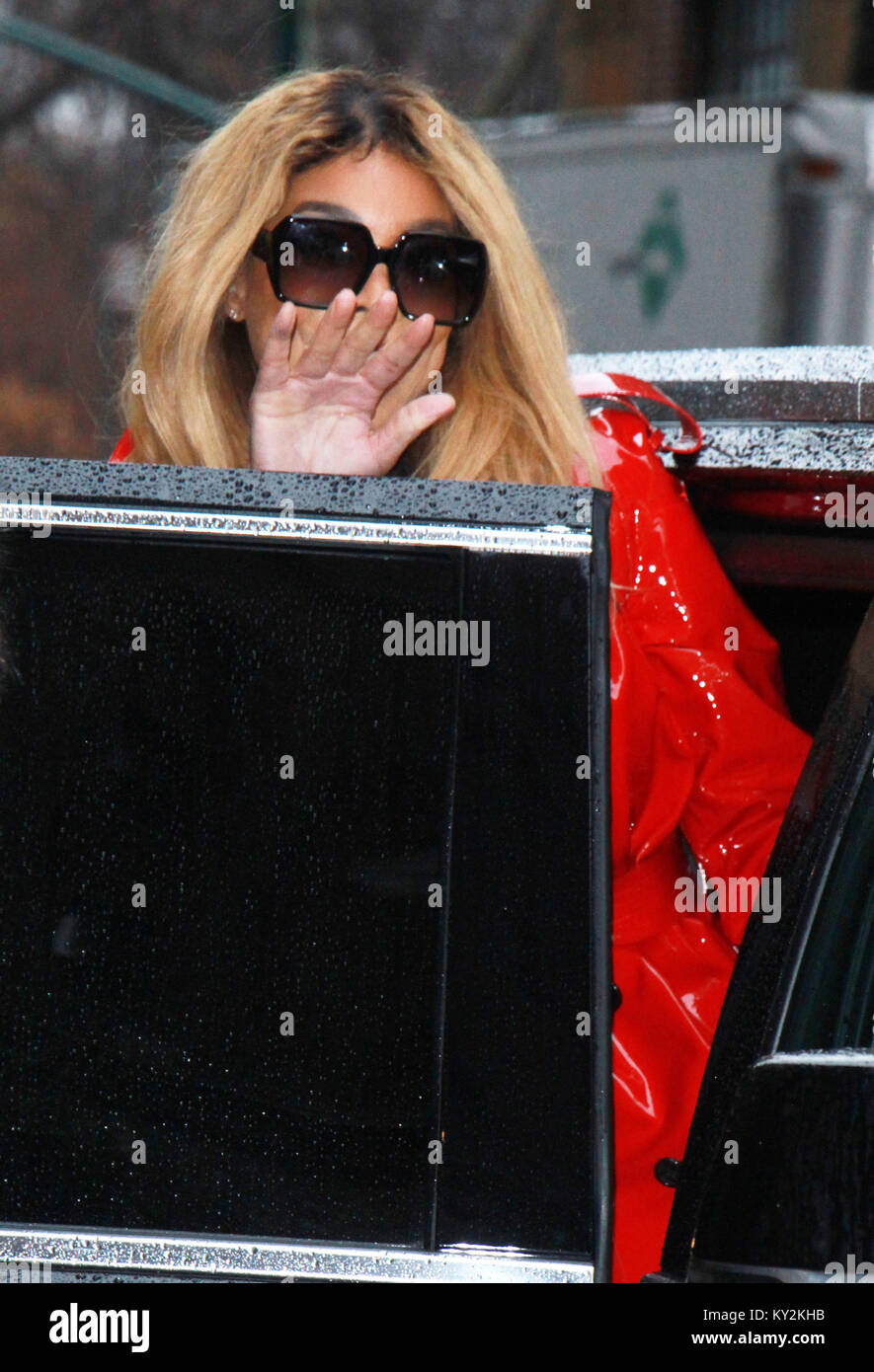 New York, NY, USA. 12th Jan, 2018. Wendy Williams seen after an ...