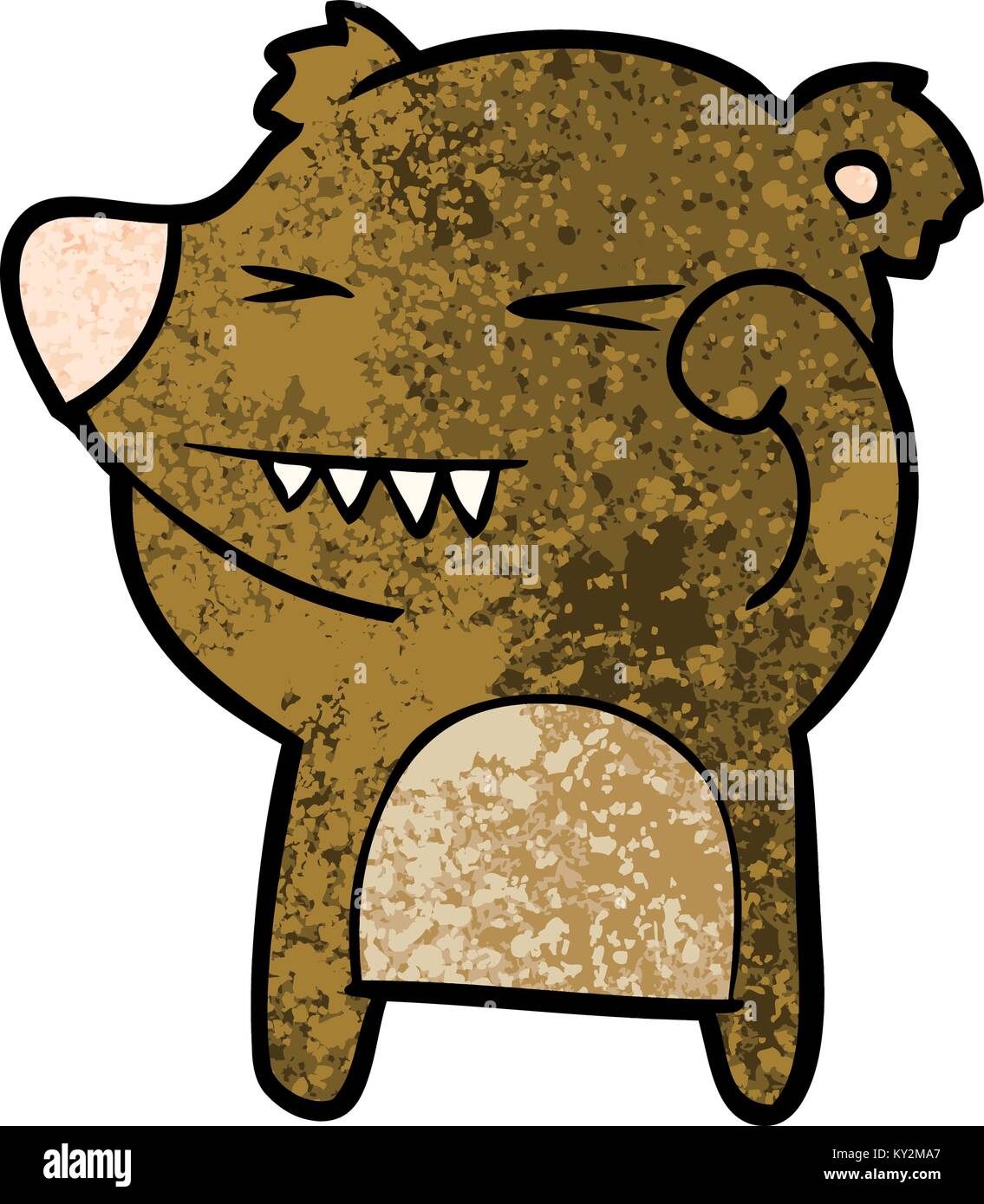 angry bear cartoon Stock Vector Image & Art - Alamy
