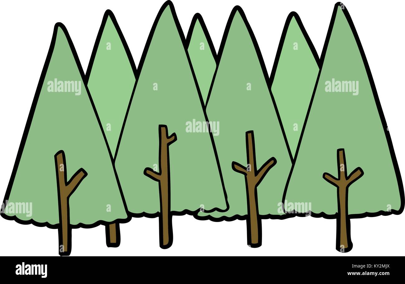 Quirky trees Cut Out Stock Images & Pictures - Alamy