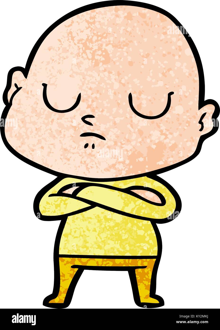 cartoon bald man Stock Vector Image & Art - Alamy