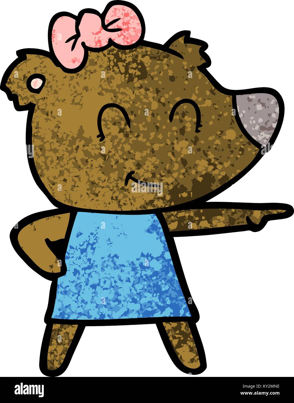 female bear cartoon Stock Vector Image & Art - Alamy