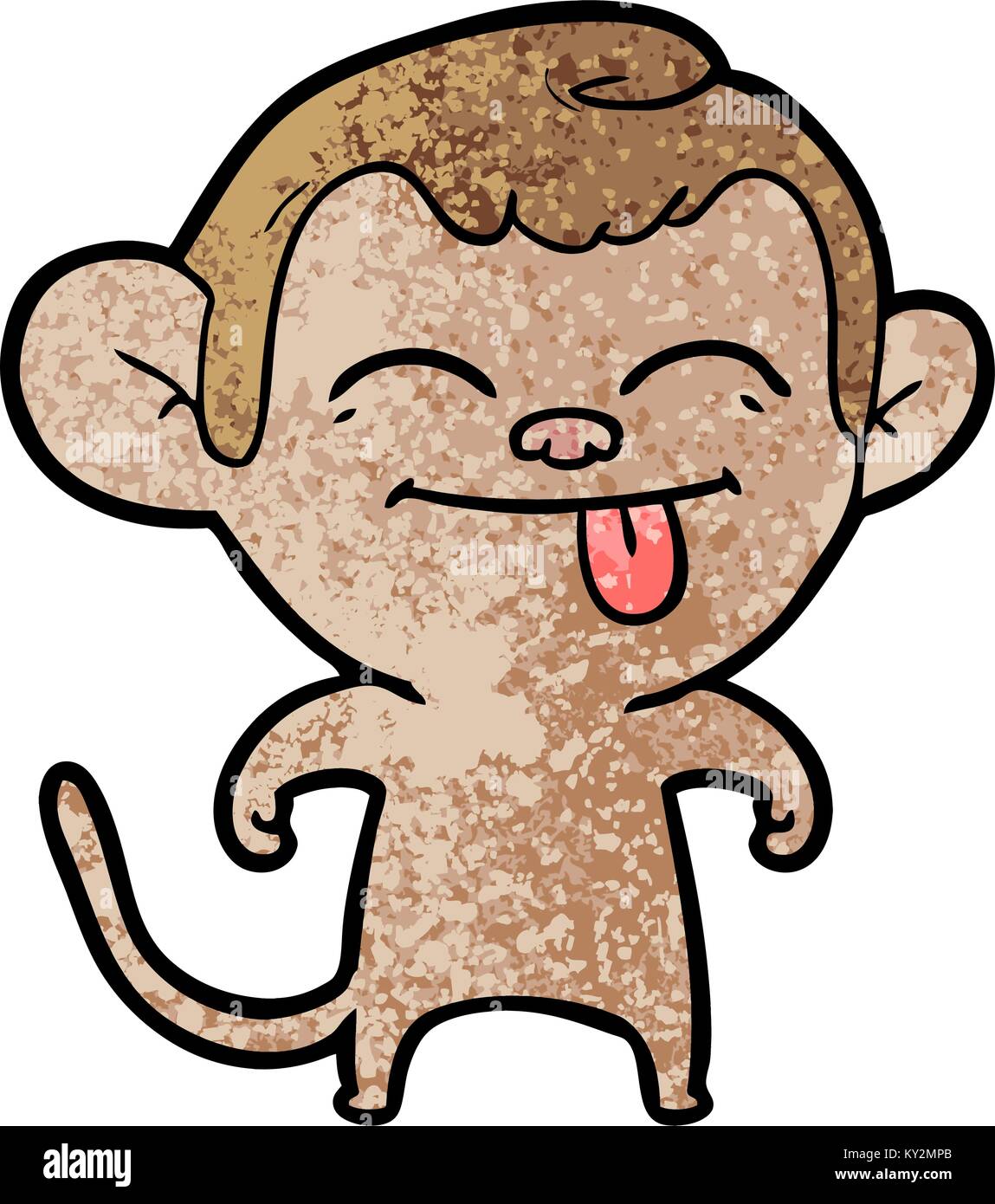 funny cartoon monkey Stock Vector Image & Art - Alamy