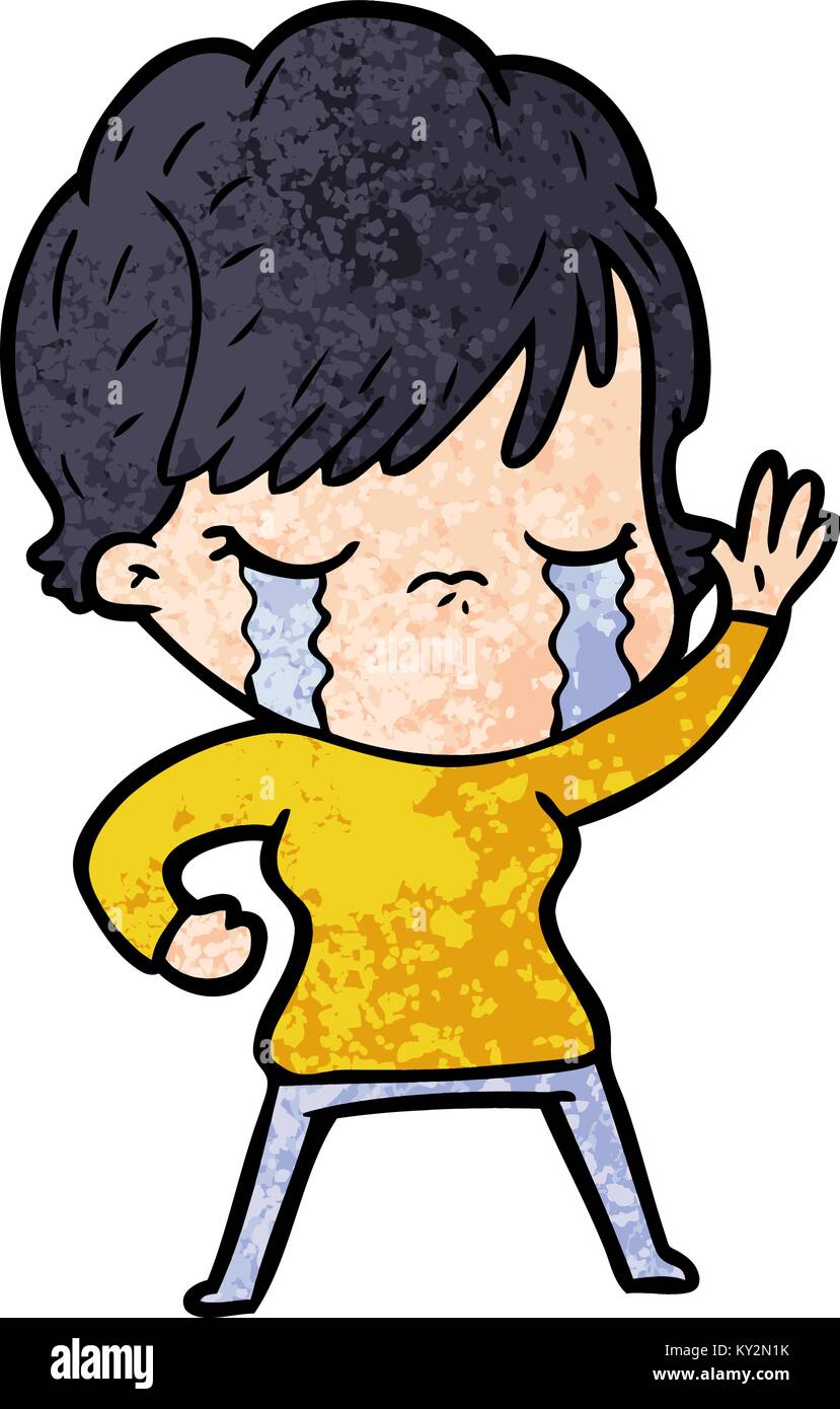 cartoon woman crying Stock Vector Image & Art - Alamy