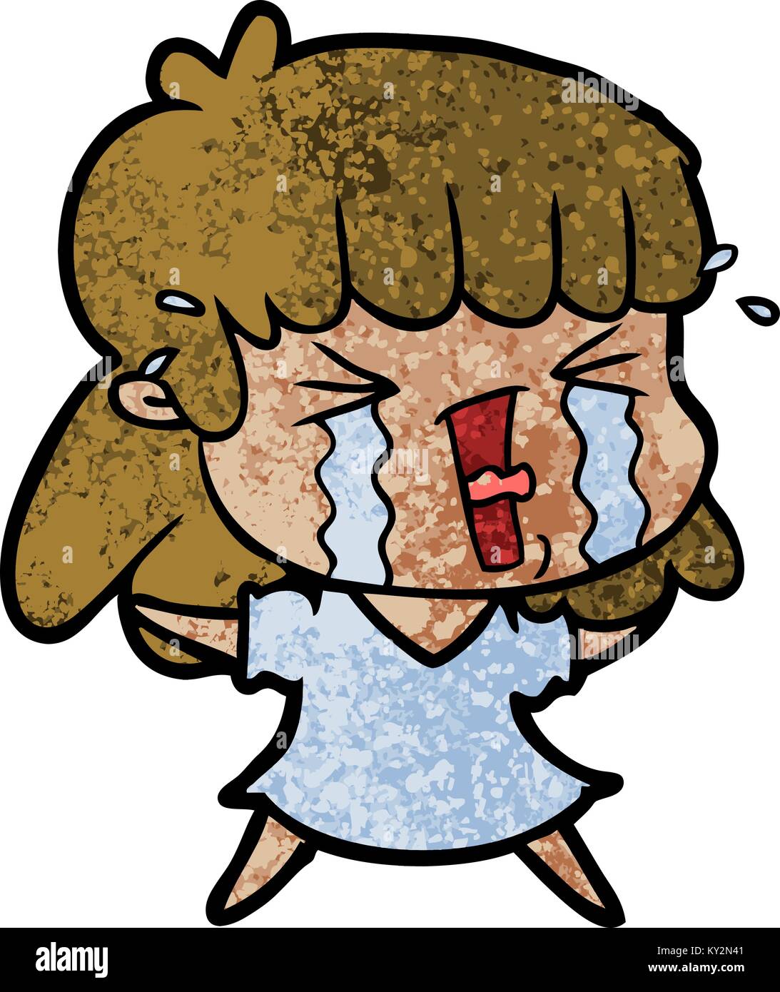 cartoon woman crying Stock Vector Image & Art - Alamy