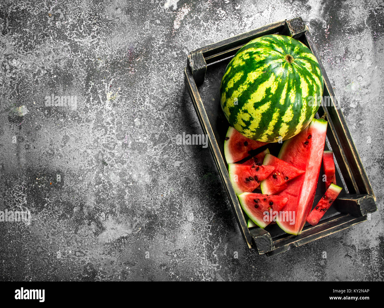 Box of watermelons hi-res stock photography and images - Alamy