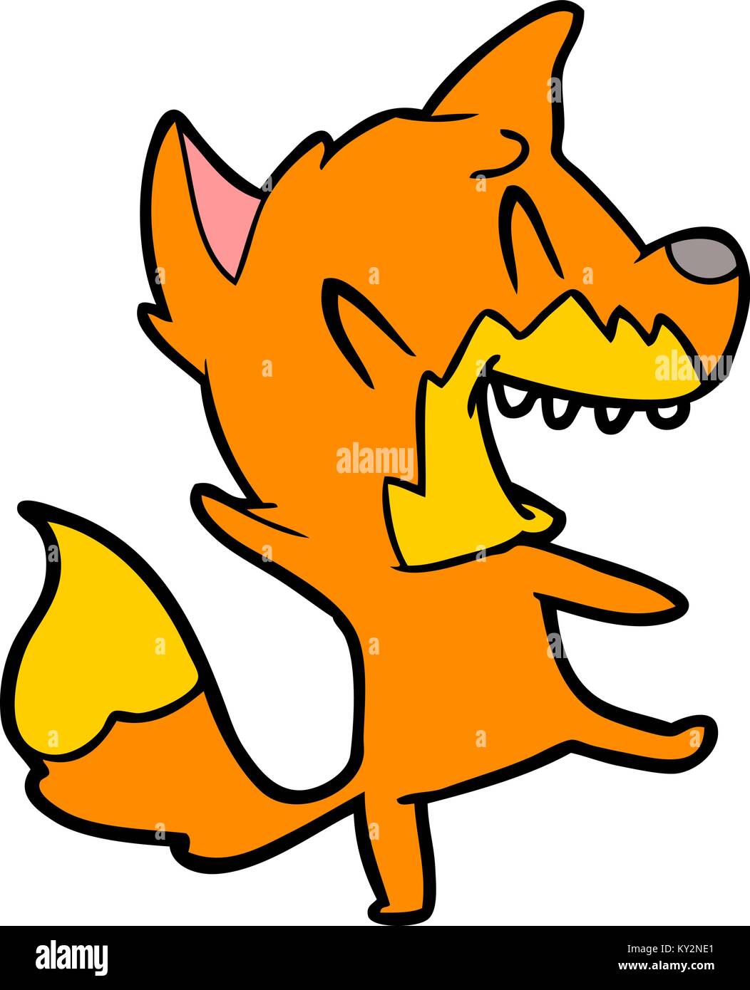 fox cartoon character Stock Vector Image & Art - Alamy