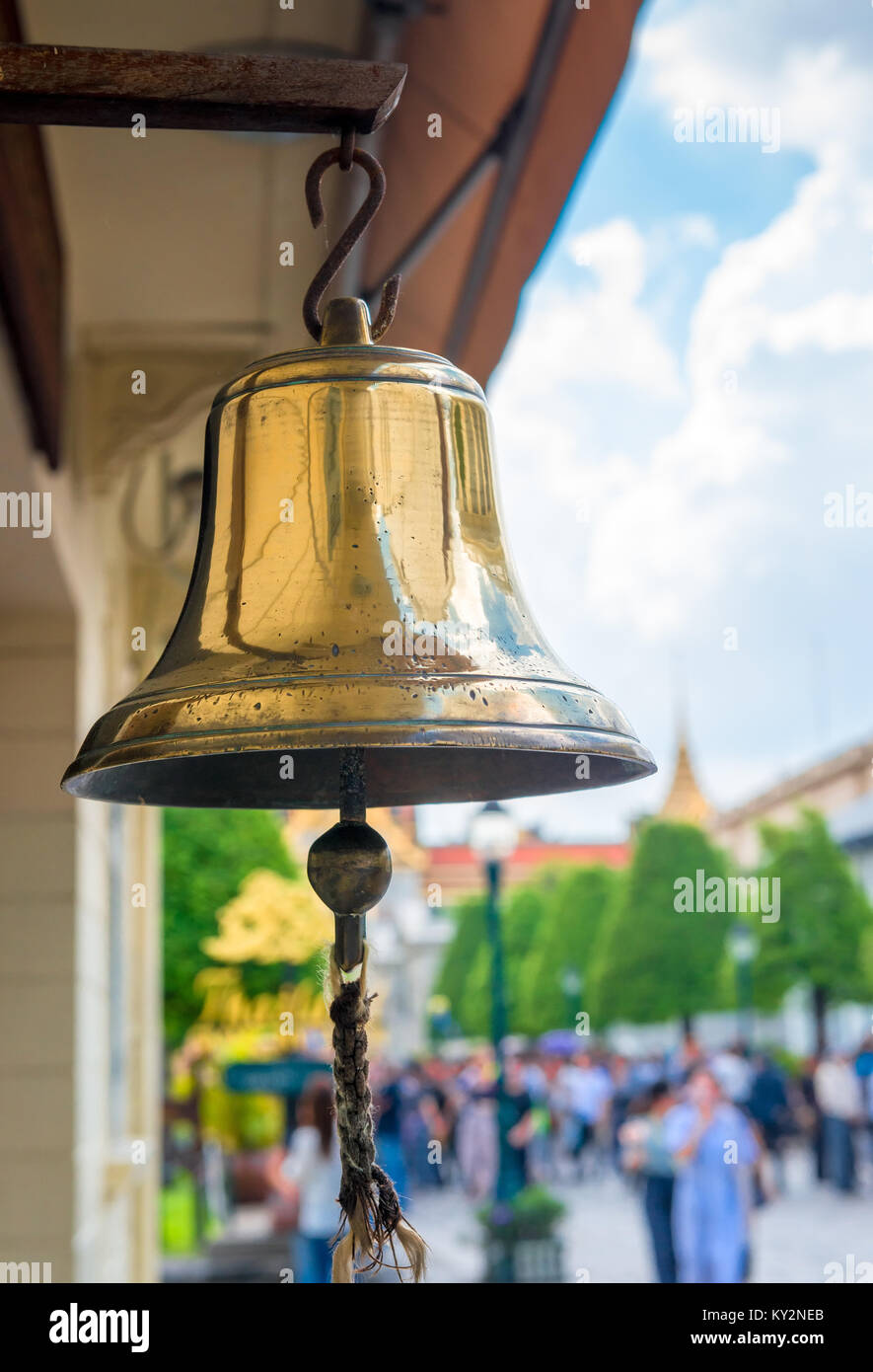 Large brass bell hi-res stock photography and images - Alamy