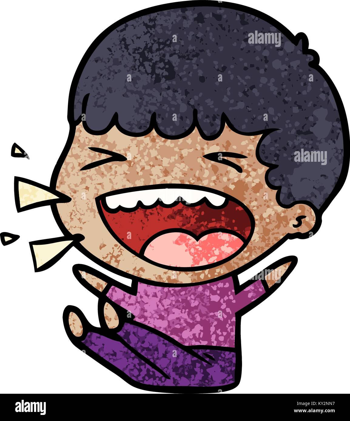 cartoon laughing man Stock Vector Image & Art - Alamy