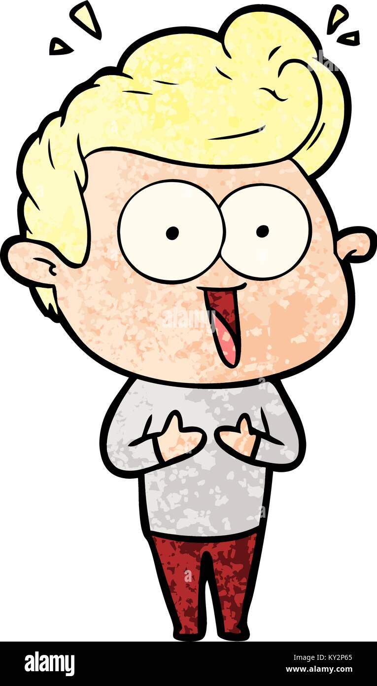 cartoon staring man Stock Vector Image & Art - Alamy