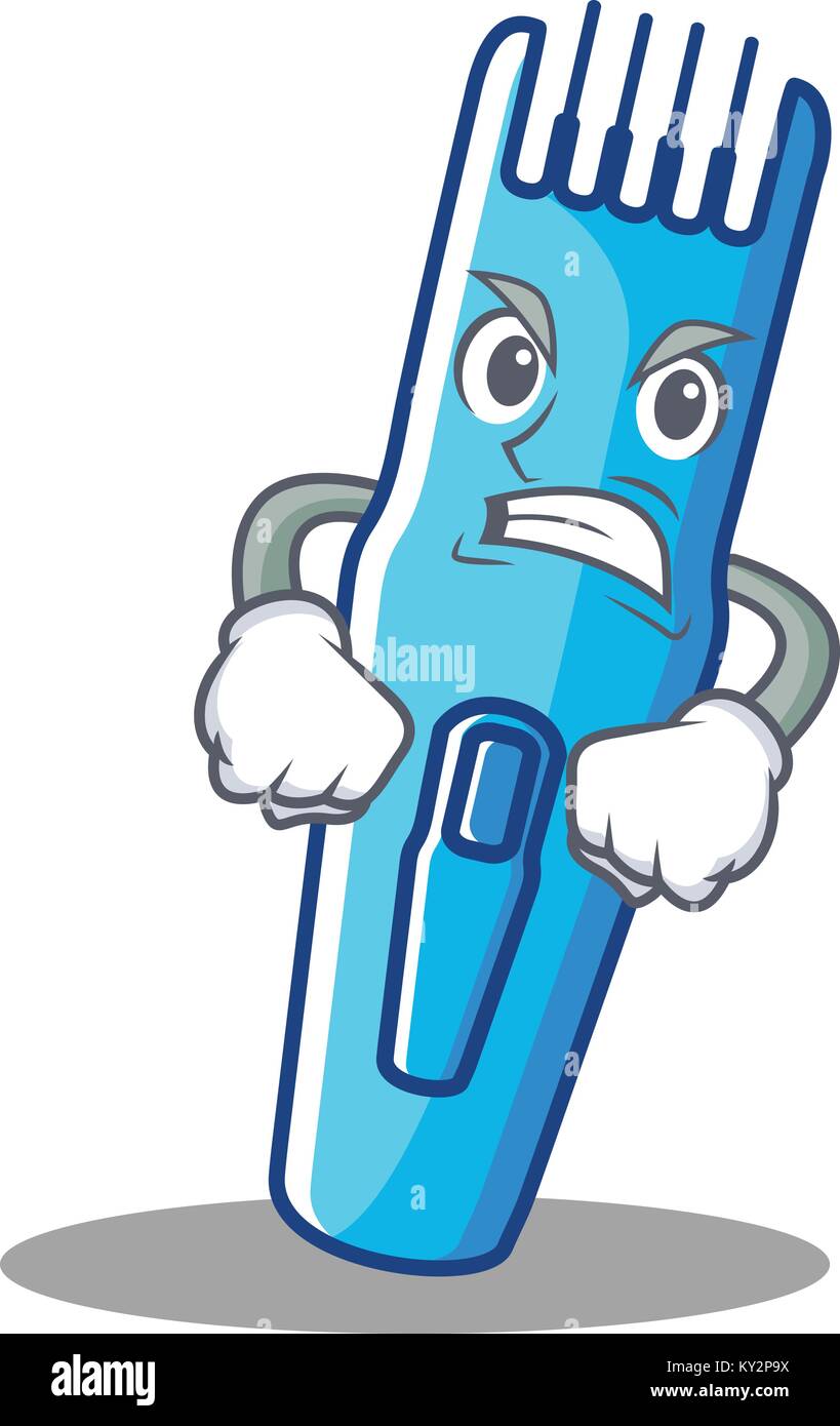 Angry trimmer mascot cartoon style Stock Vector Image & Art - Alamy