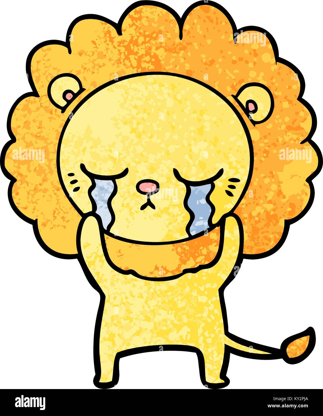 crying cartoon lion Stock Vector Image & Art - Alamy
