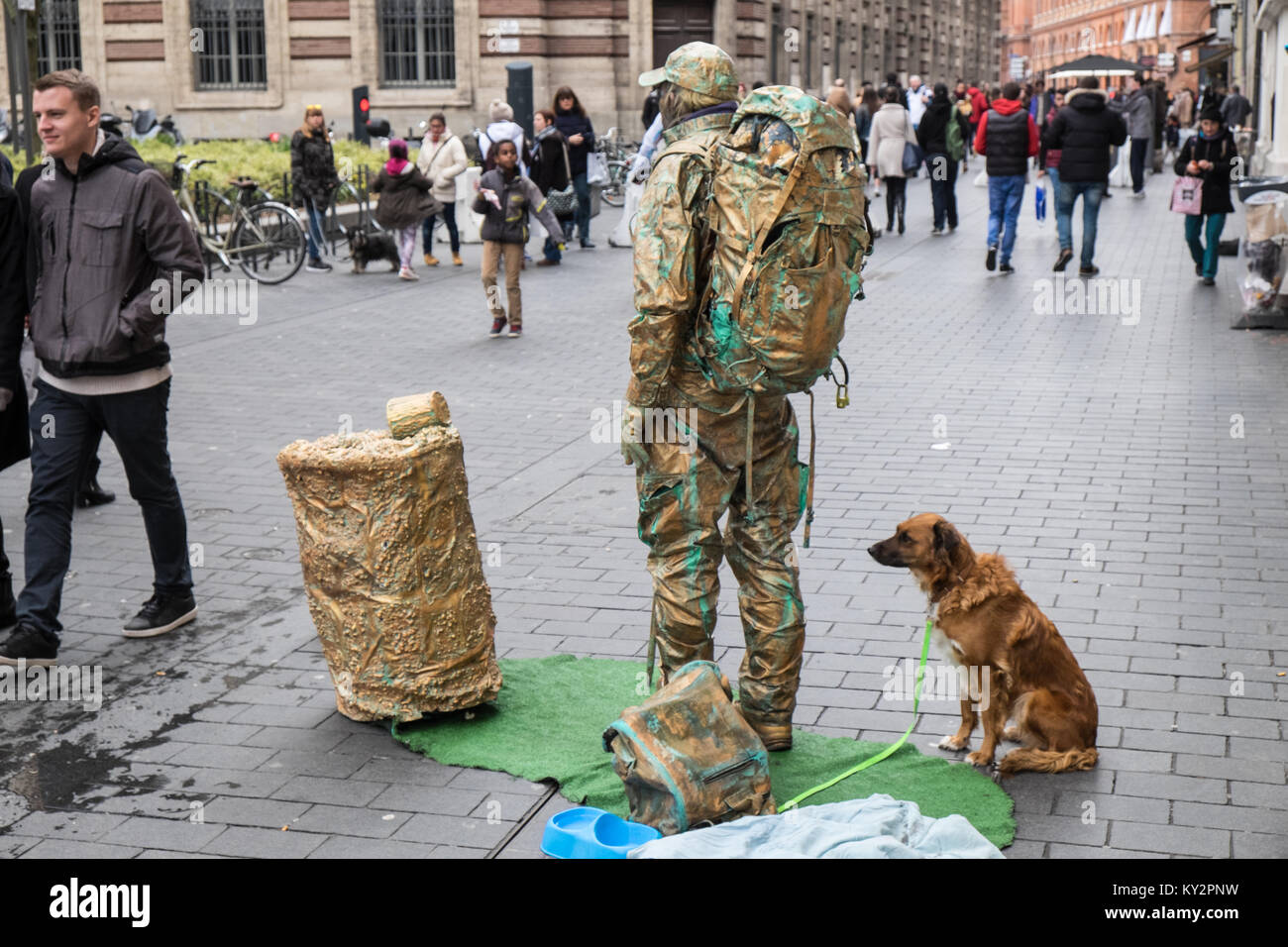 Busker With Dog High Resolution Stock Photography and Images - Alamy