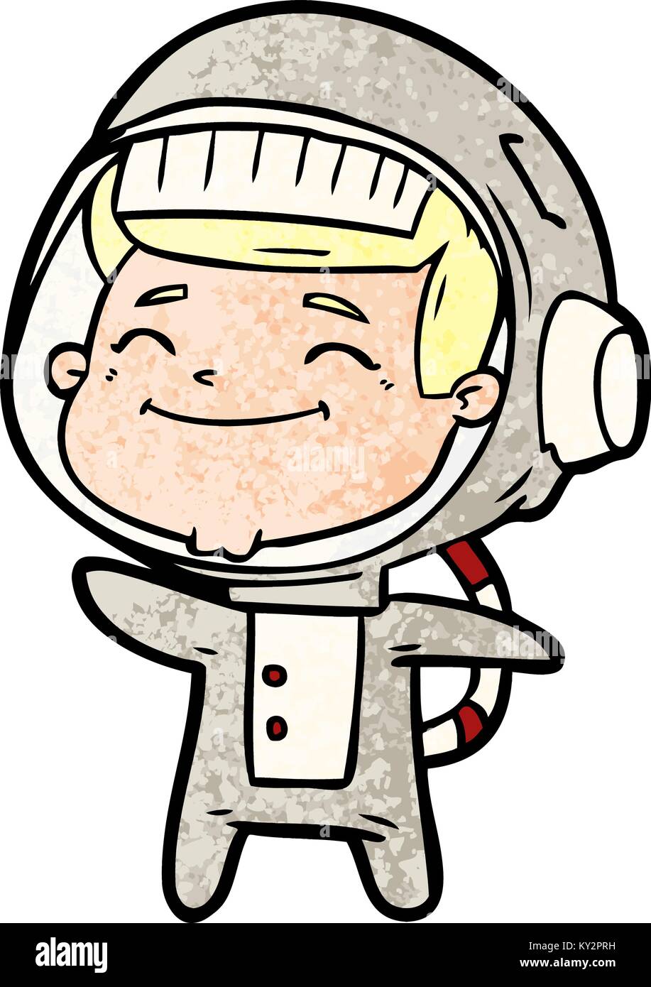 happy cartoon astronaut Stock Vector Image & Art - Alamy