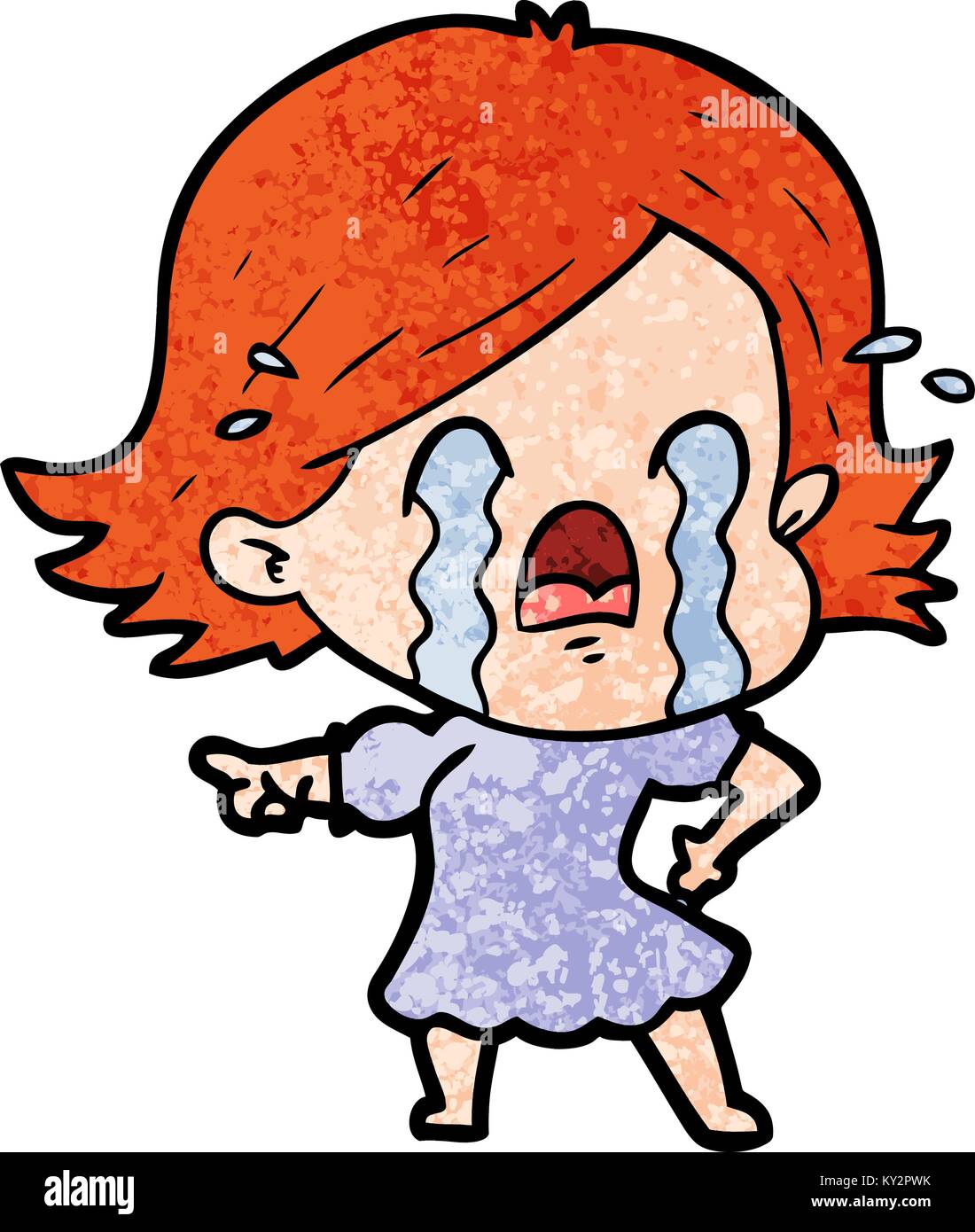 cartoon woman crying Stock Vector Image & Art - Alamy