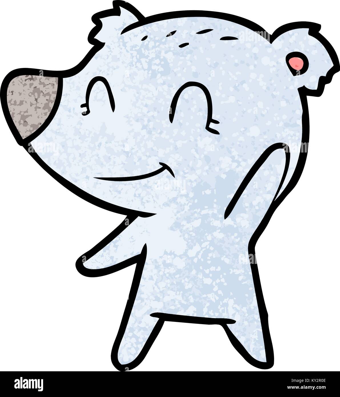 friendly bear cartoon Stock Vector Image & Art - Alamy