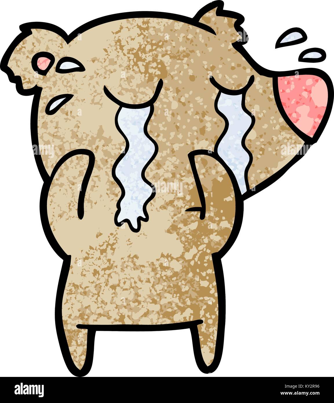 cartoon crying bear Stock Vector Image & Art - Alamy