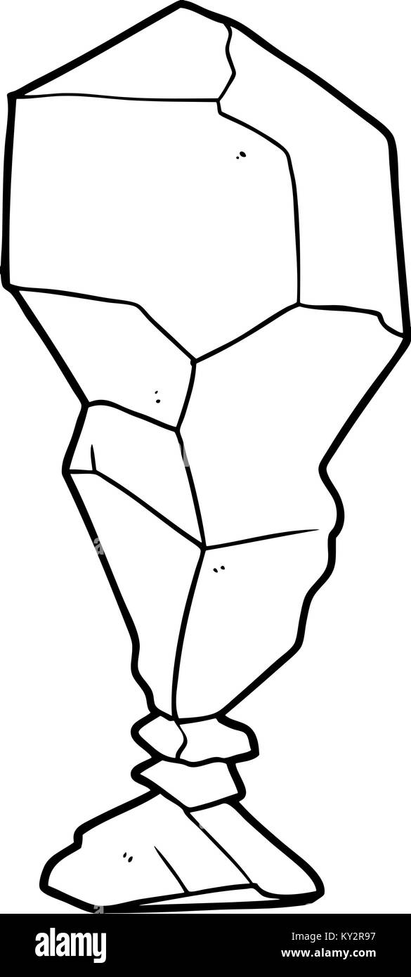 cartoon balancing rock Stock Vector Image & Art - Alamy