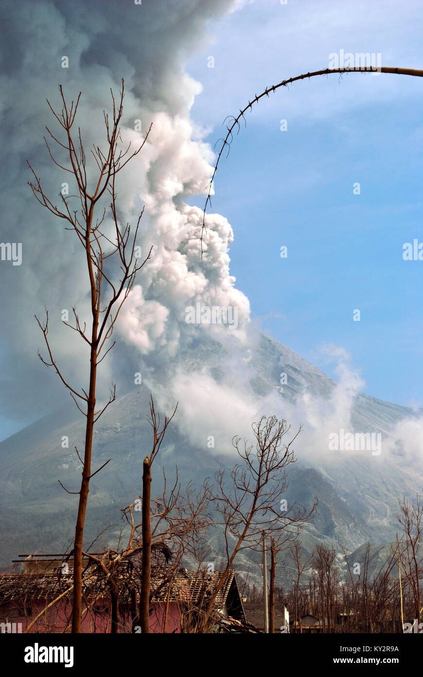 Merapi Eruption, Yogyakarta, Java Island, Indonesia Stock Photo - Alamy