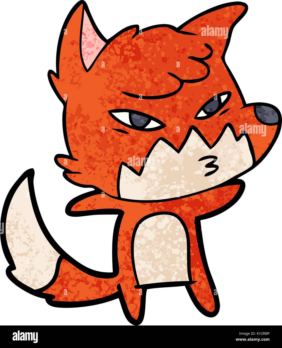 clever cartoon fox Stock Vector Image & Art - Alamy