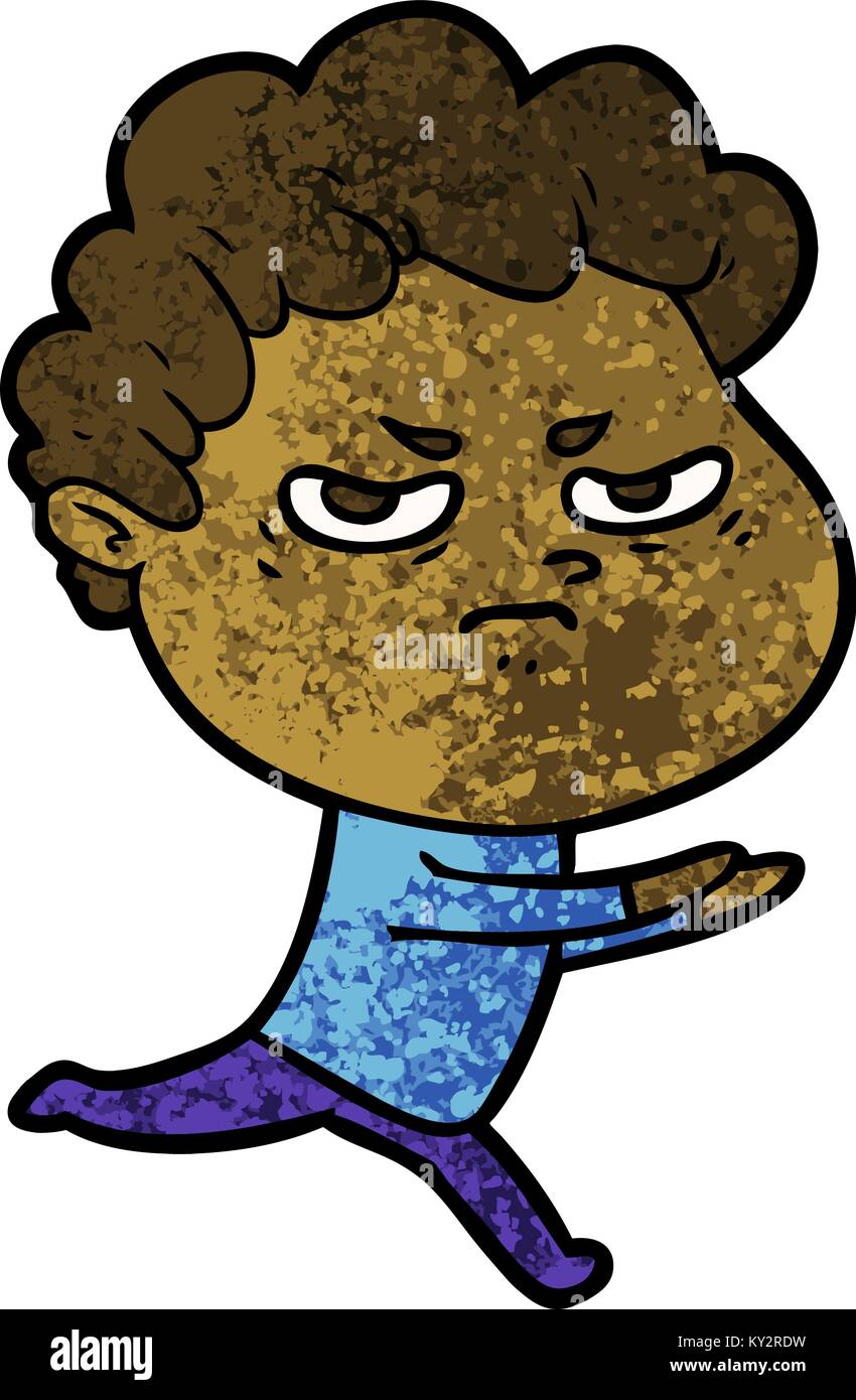 cartoon angry man Stock Vector Image & Art - Alamy