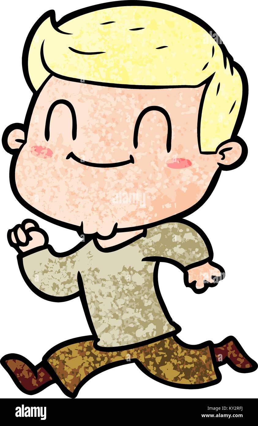 cartoon friendly man Stock Vector Image & Art - Alamy