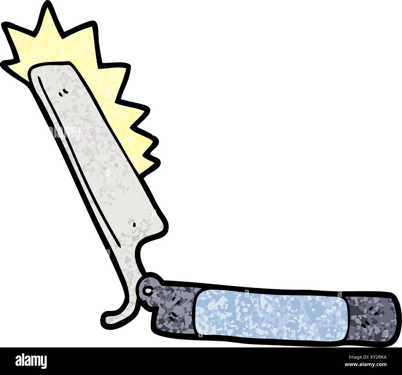 cartoon sharp razor Stock Vector Image & Art - Alamy