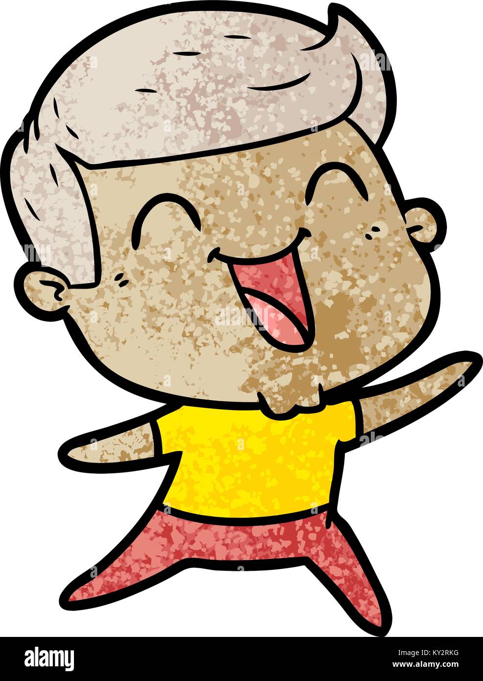 cartoon man laughing Stock Vector Image & Art - Alamy