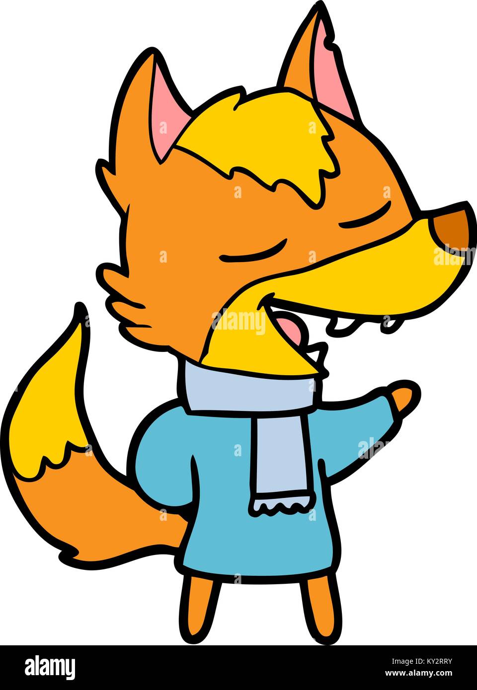 fox cartoon character Stock Vector Image & Art - Alamy