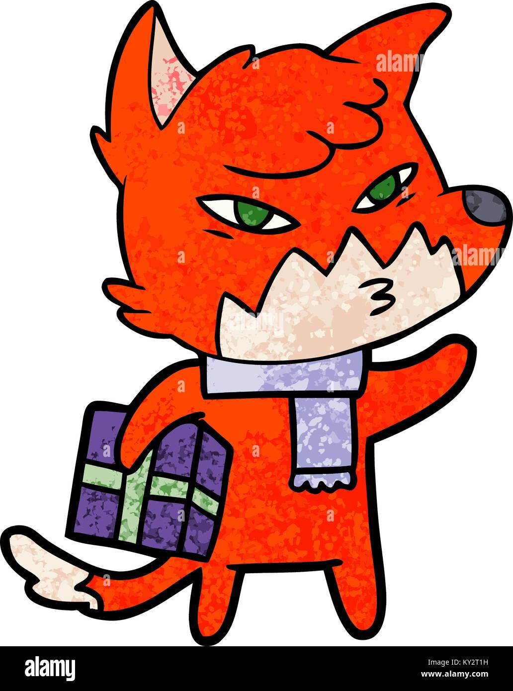 clever cartoon fox Stock Vector Image & Art - Alamy