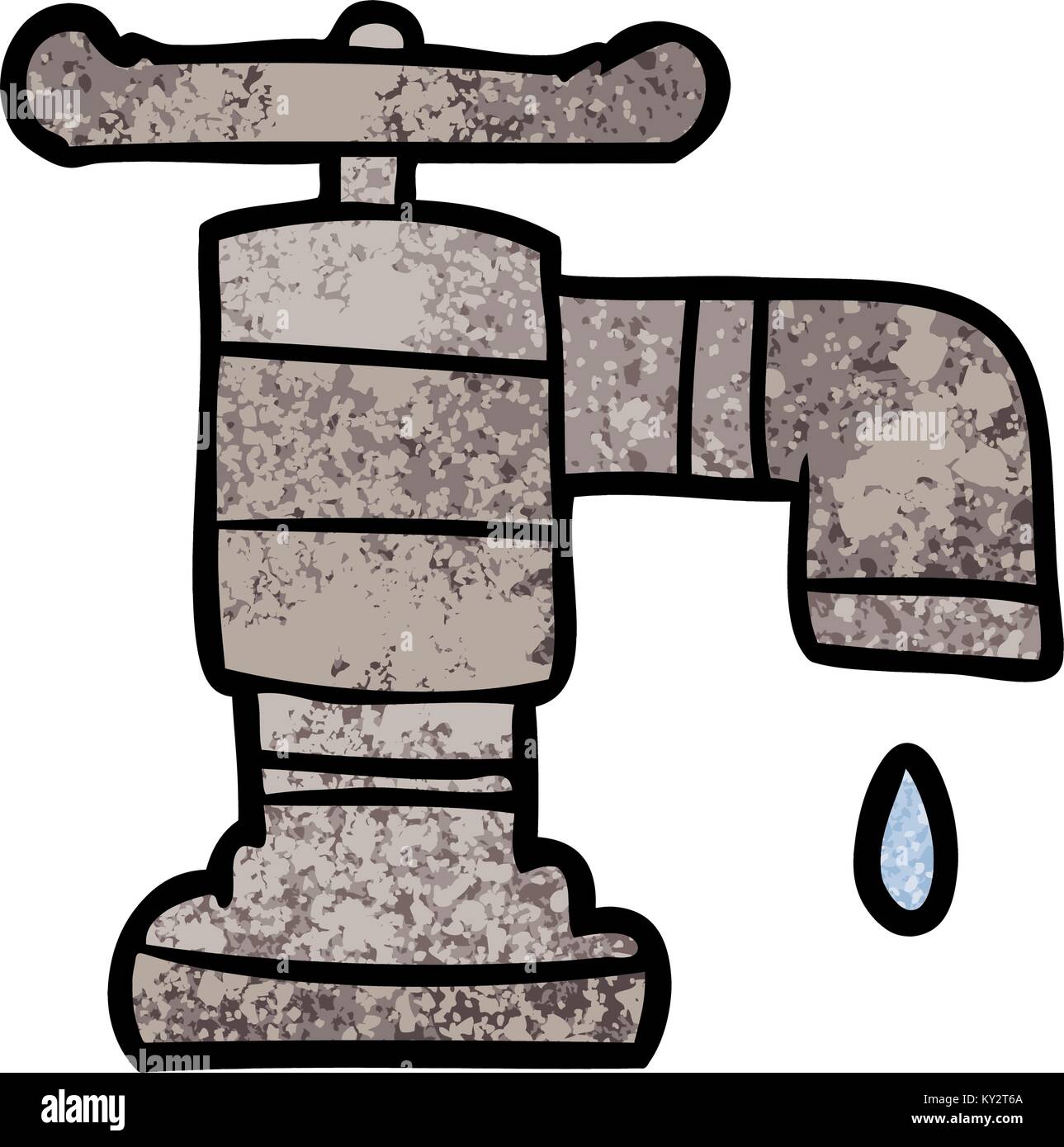 cartoon dripping faucet Stock Vector Image & Art - Alamy