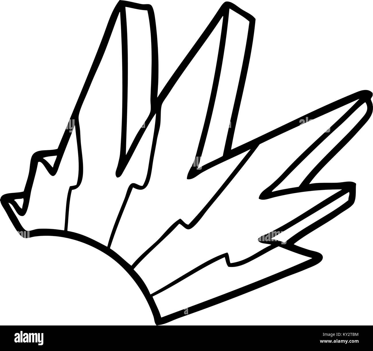 Punk spikes Stock Vector Images - Alamy